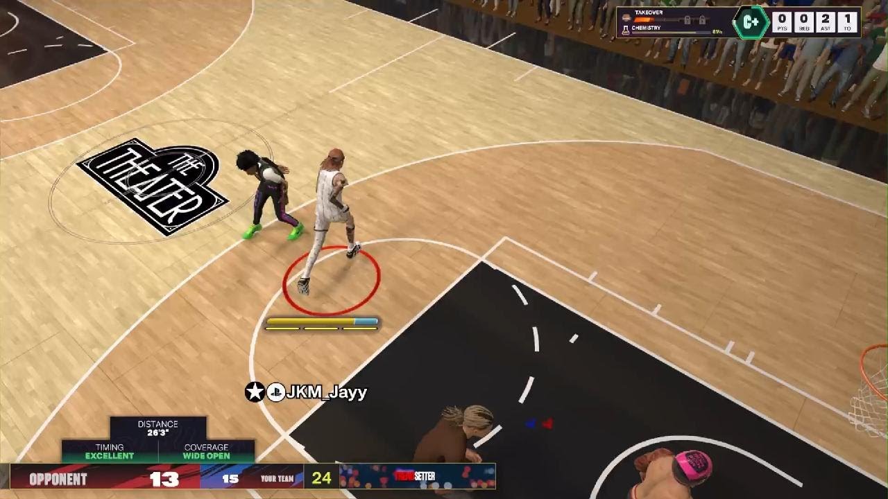 2K25 360 between the legs putback - YouTube