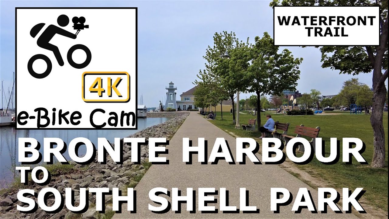 🚴 Scenic 4K Bike Ride from Bronte Harbour to South Shell Park, Oakville ...