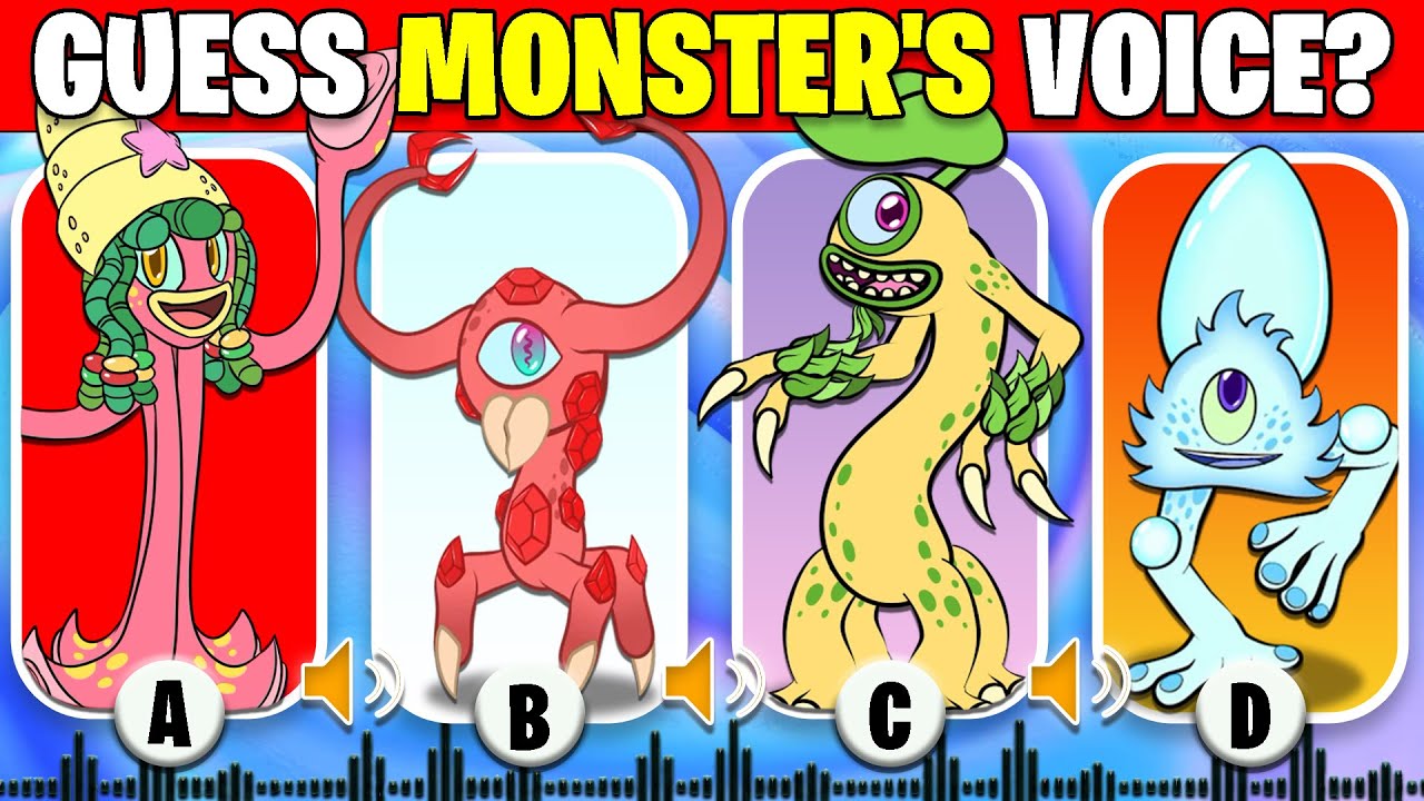 GUESS THE VOICE THE MONSTERS | Seffloe, Oculin, Clydestalk, Bleenkurr ...