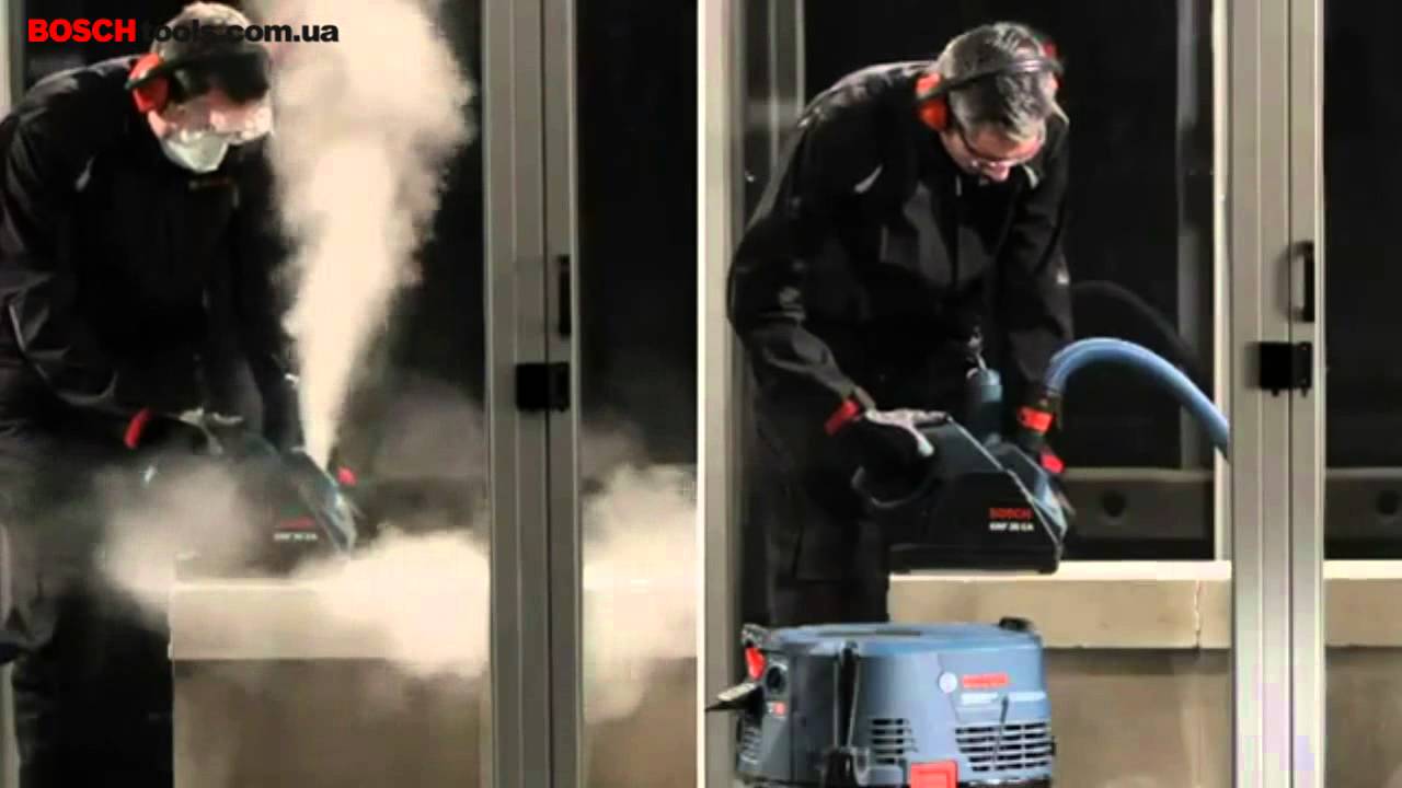 Bosch Dust Extraction System Click & Clean - YouTube