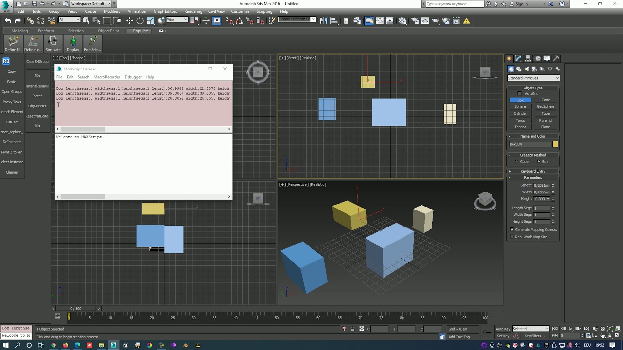 How to start the macro recorder ( 3ds max video tutorial ) - YouTube