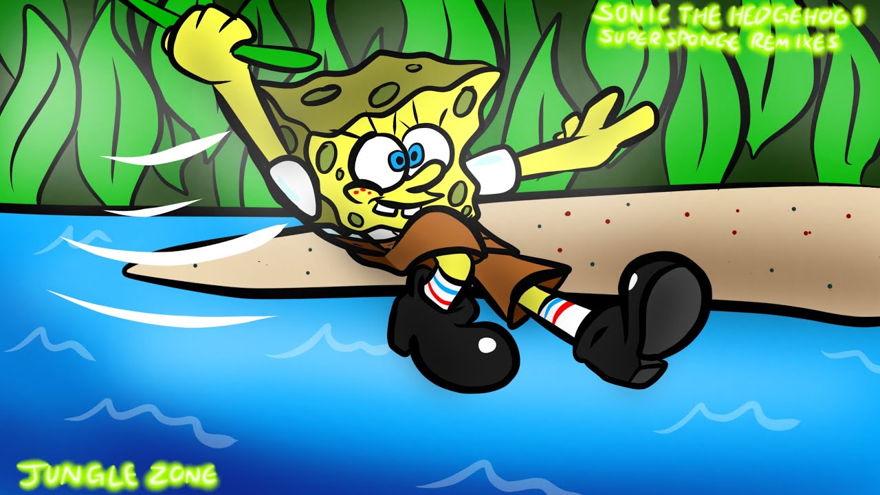 Sonic The Hedgehog (1991) - Jungle Zone (SpongeBob Supersponge Remix ...