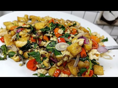 CUMA TAHU , ENAKNYA NGALAHIN DAGING...OREG TAHU SAMBEL MATAH.... - YouTube