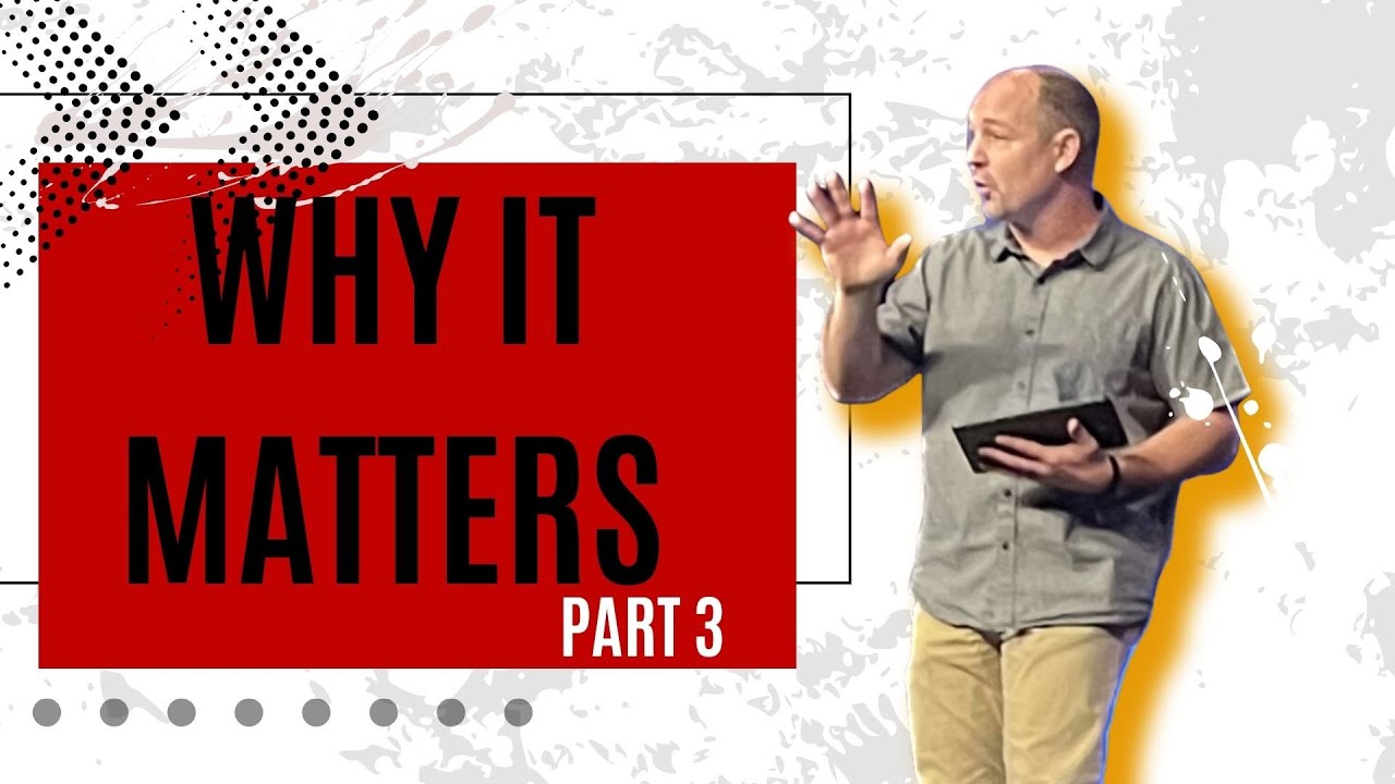 Why It Matters - Next Generation -Pastor Mark Hatcher - YouTube