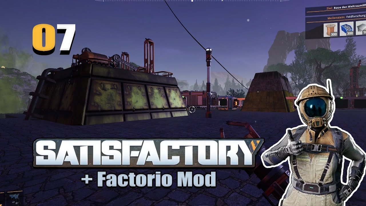 Satisfactory Factorio Mod 🏭 07 - Der erste Assembling Machine - YouTube