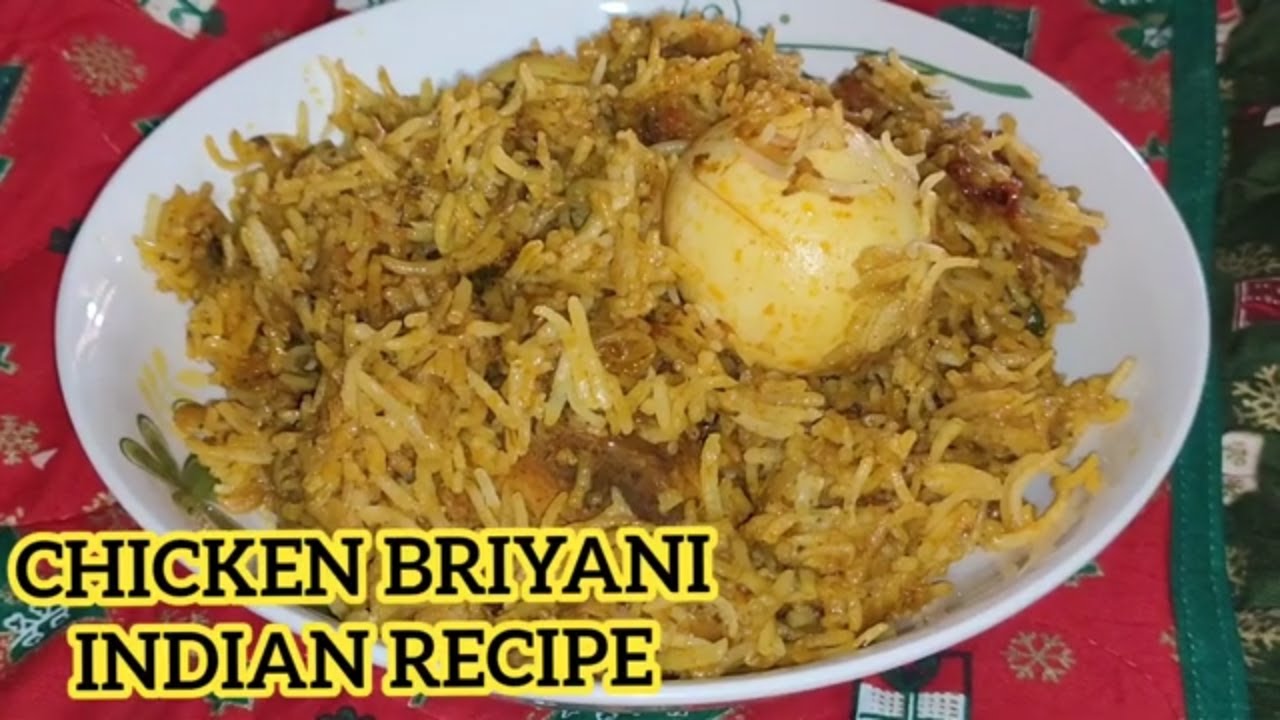 Step by step process of CHICKEN BRIYANI RECIPE At Home //INDIAN STYLE ...