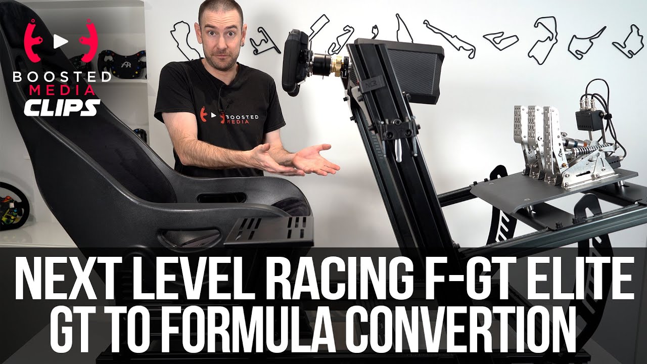 Next Level Racing F-GT Elite - GT to F1 Conversion - YouTube