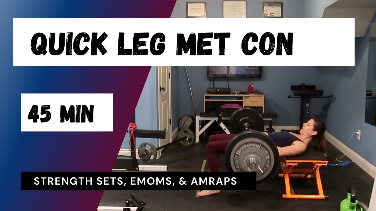 Quick Leg Metabolic Conditioning - YouTube