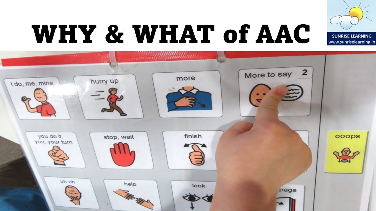 AAC Autism I AAC I Communication building for specially-abled - YouTube