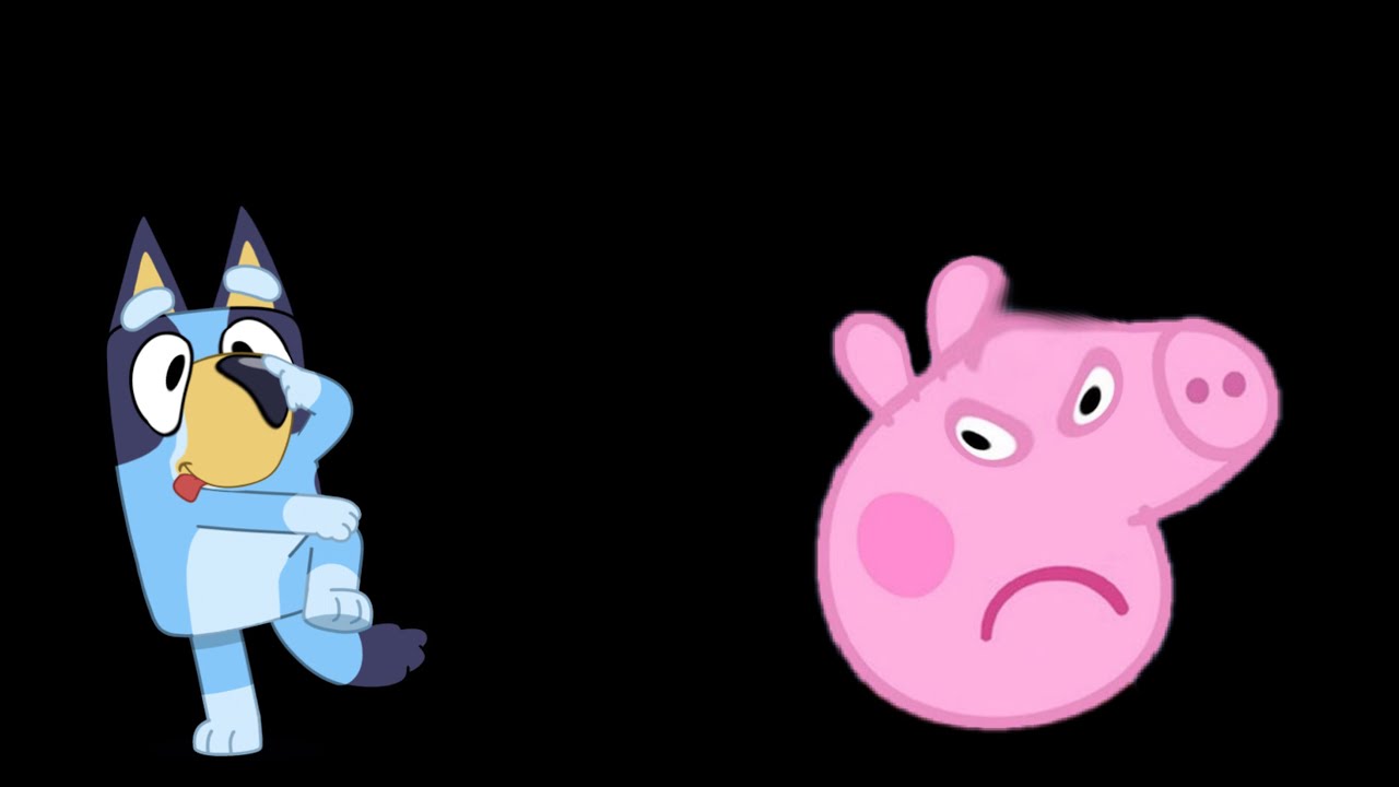 Bluey and Peppa Pig theme songs Combined (Absolute Chaos) - YouTube
