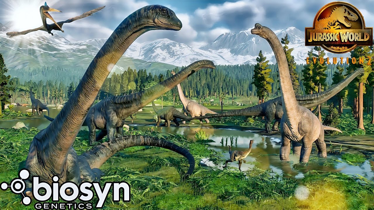 Biosyn sanctuary - Valley of the dinosaurs Part 40, Jurassic world evolution - YouTube