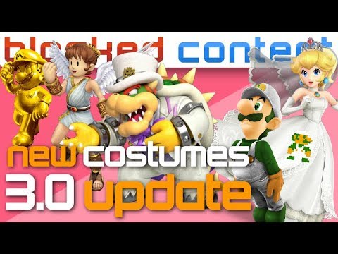 Alternate Costumes & Colors Smash Bros. Ultimate 3.0 Update - YouTube