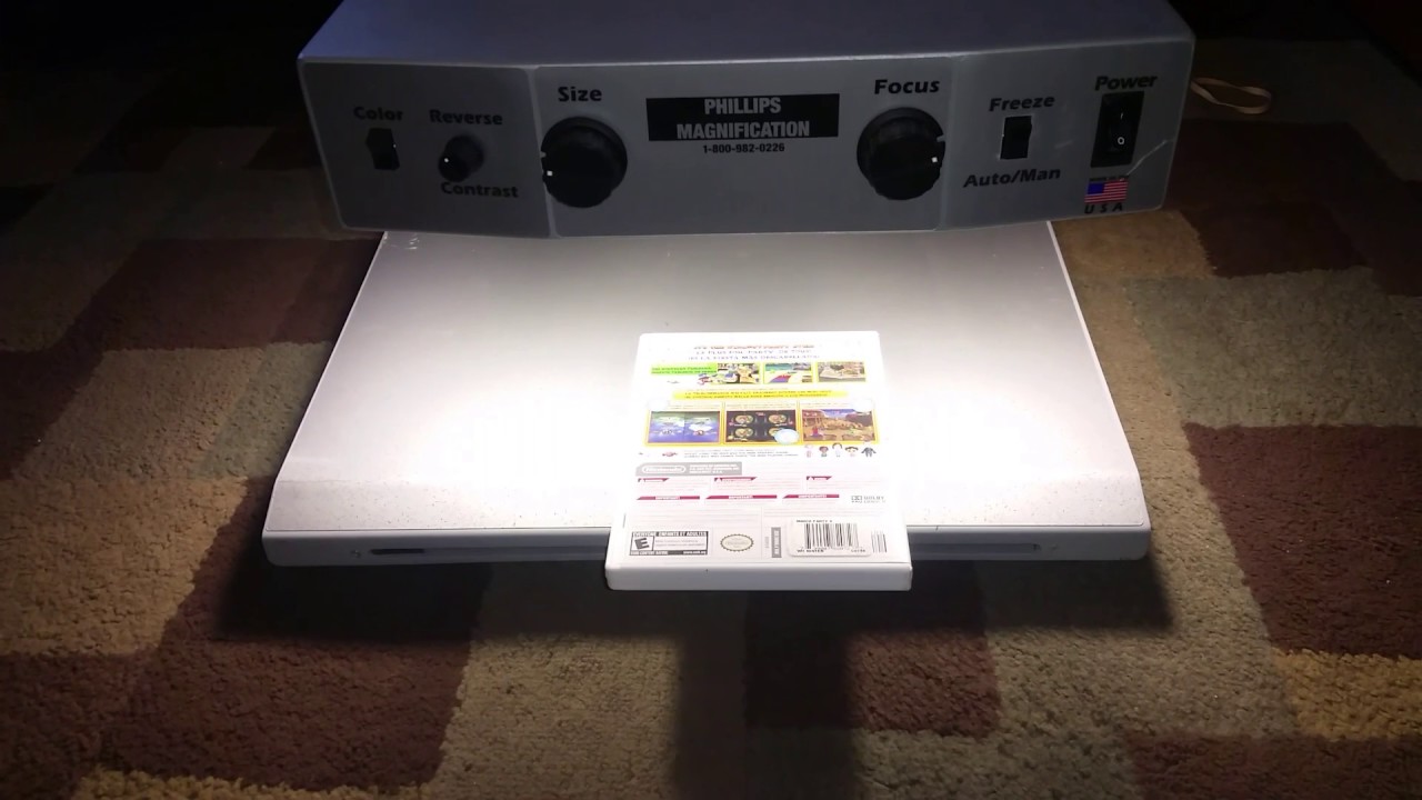 Philips Magnification Magnisight Video Magnifier model PME-ACC - YouTube