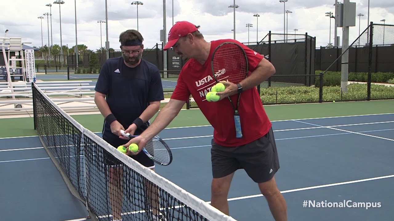 Improve your tennis game: Introduction to topspin - YouTube
