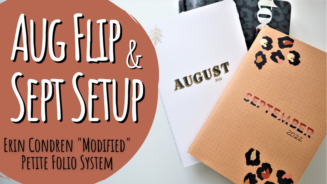 Erin Condren "Modified" Petite Planner Folio System - YouTube