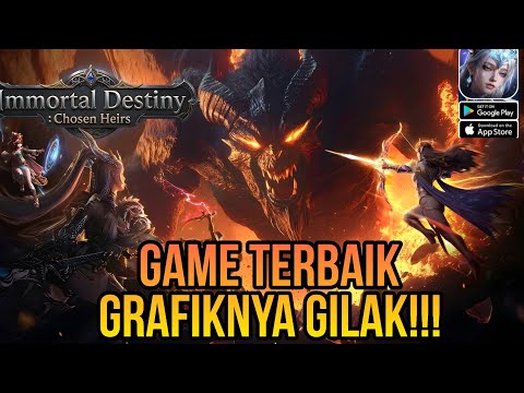 GRAFIK TERLALU BAGUS! GAME MMORPG DRAK FANTASI TERBARU TERLALU MEWAH! immortal destiny
