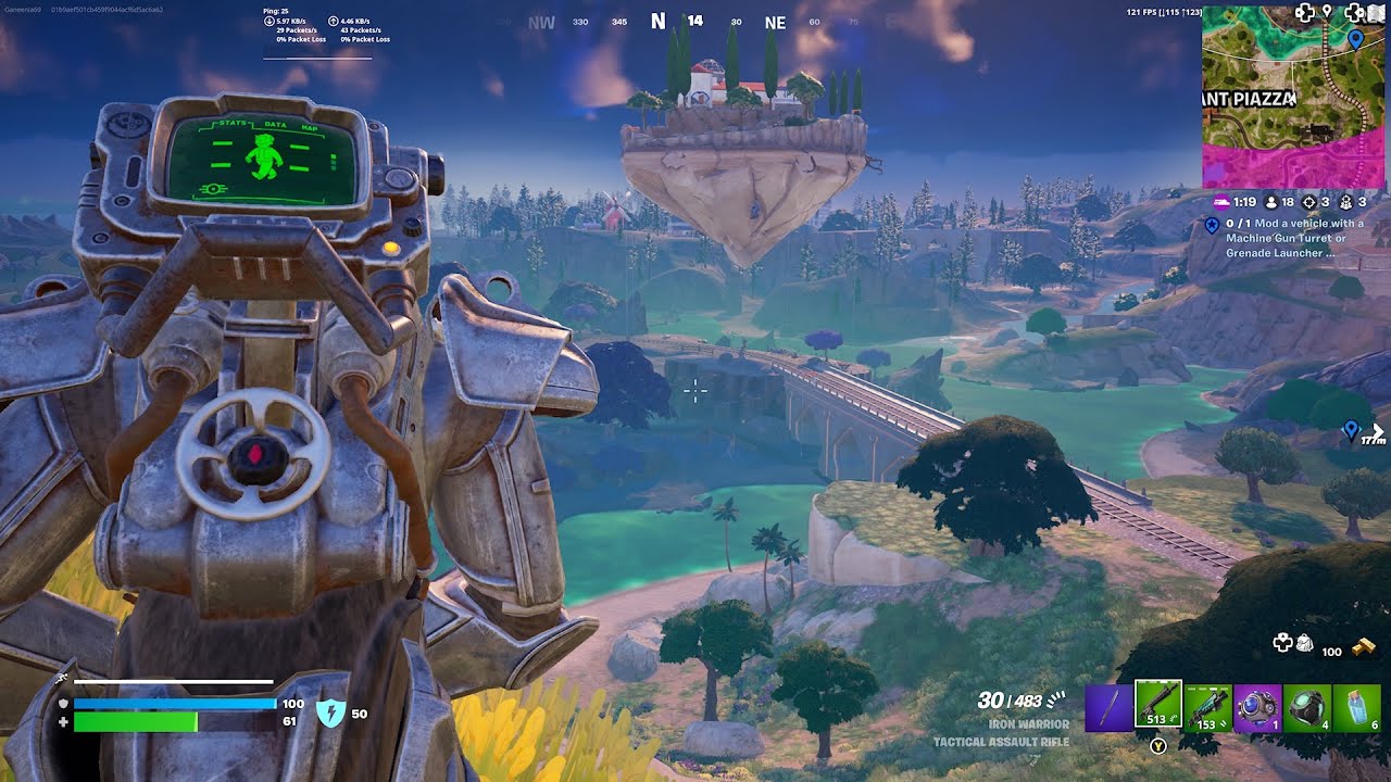 FALLOUT T-60 POWER ARMOR SKIN IN FORTNITE!! CHAPTER 5 SEASON 3 IS HERE ...