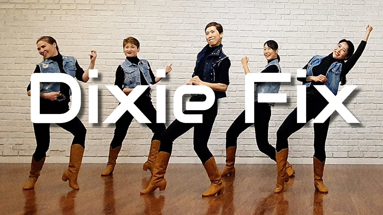 Dixie Fix by MinLineDance/Intermediate level/Choreo:Niels Poulsen - YouTube