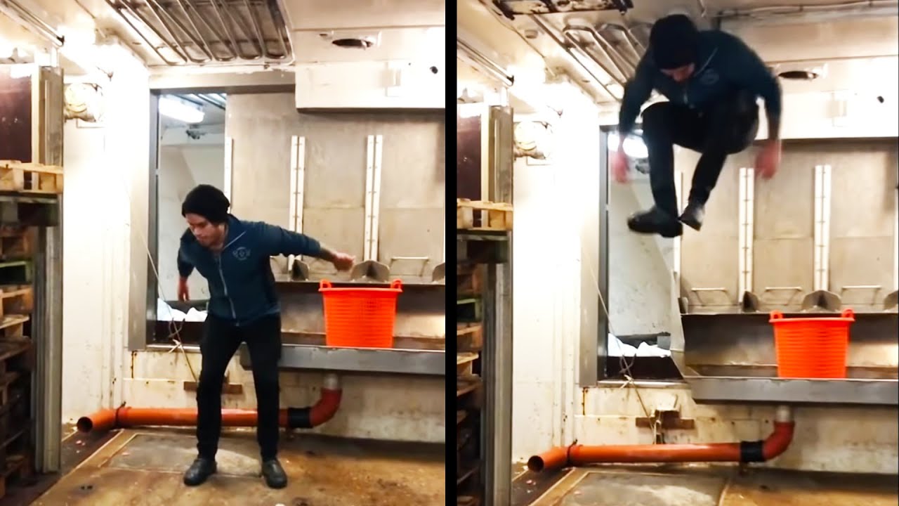 Man Defies Gravity While Jumping - YouTube