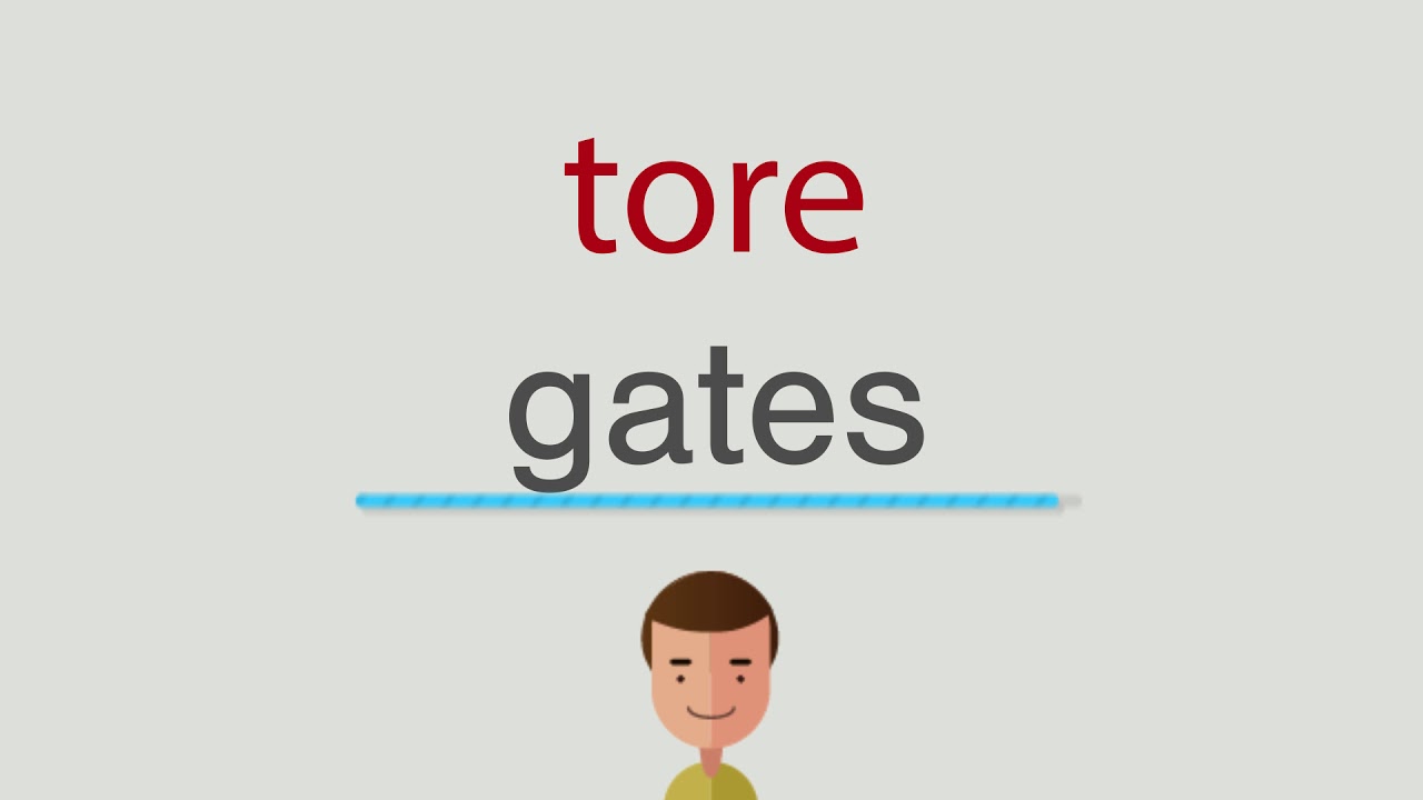 Wie heißt tore auf englisch - YouTube