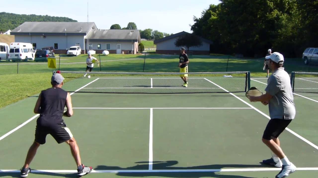 Pickleball Rocks 5-0 Summer Shootout Robert Elliott/Rich Geenen v Josh ...