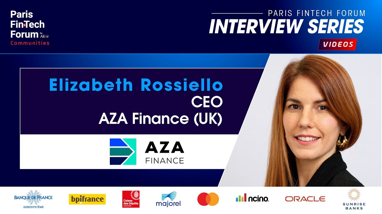 Interview of 🔥Elizabeth Rossiello 🔥, CEO of the #fintech Aza Finance ...