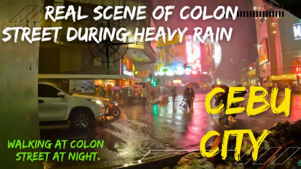 Colon Street Real Scene During the Strong Rain 🌧️ | December 11, 2024 ...