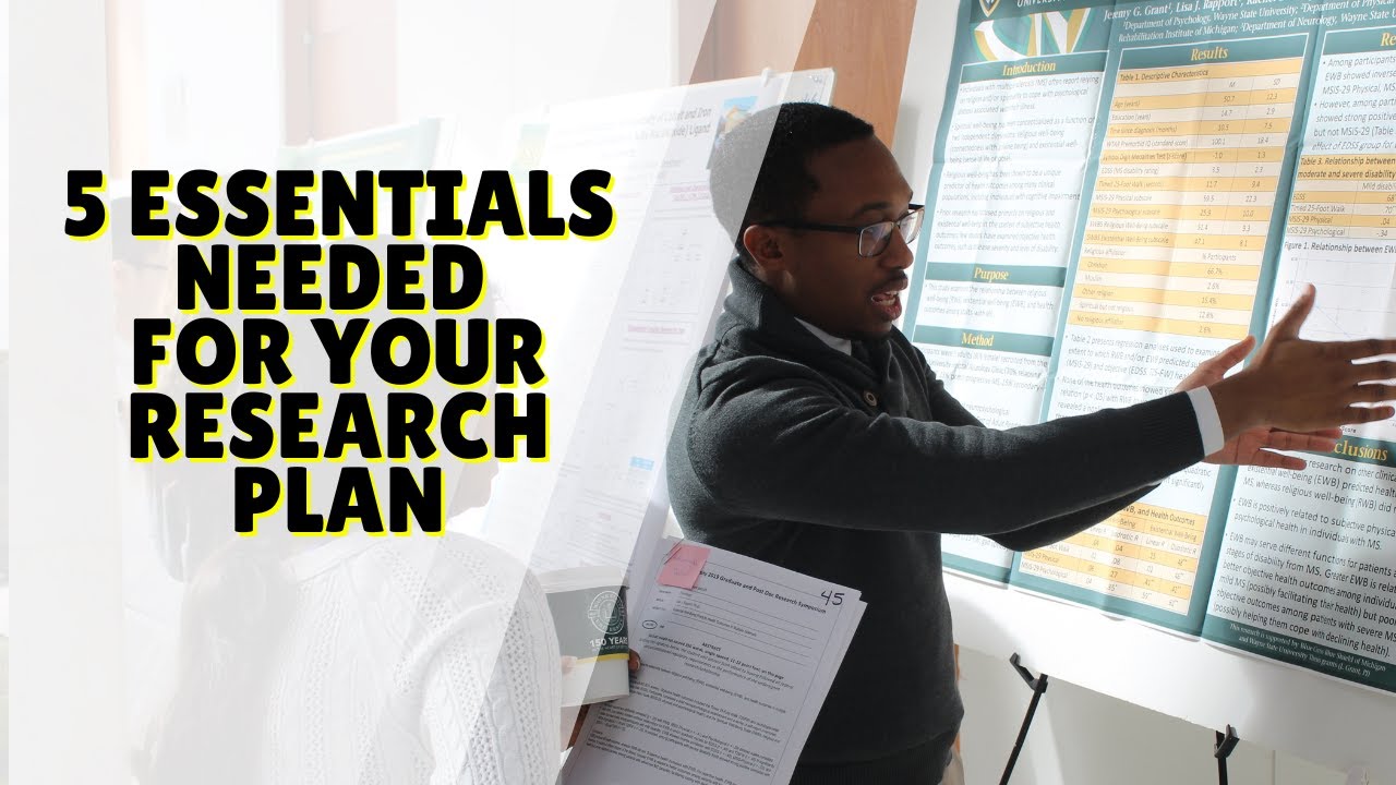 5 Essential Items needed for your Research Plan for Graduate School ...