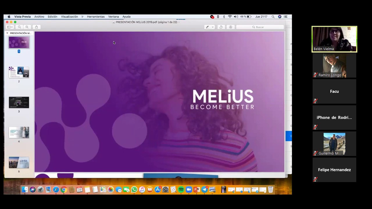 Zoom de presentación de Melius - YouTube