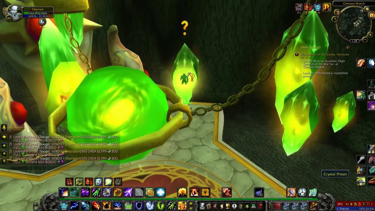 Purple / Green Trophy Tabard of the Illidari - YouTube