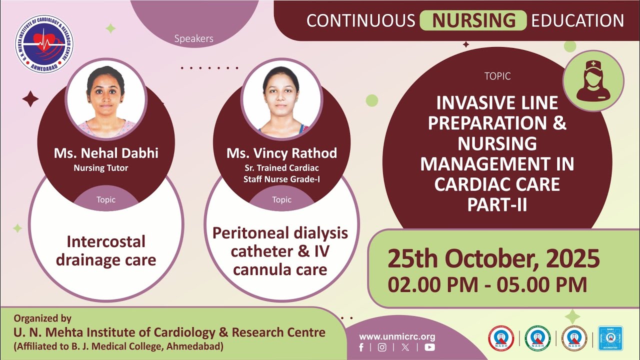 INVASIVE LINE PREPARATION & NURSING MANAGEMENT IN CARDIAC CARE PART-2 ...