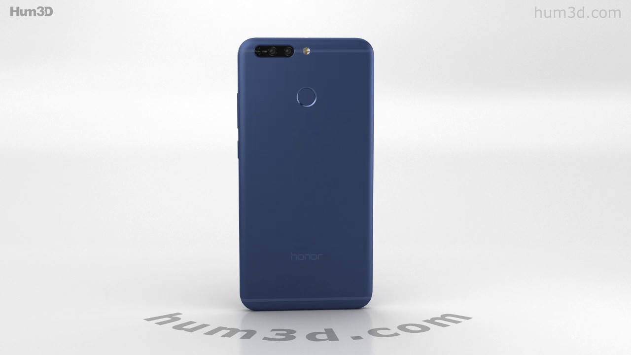 Huawei Honor 8 Pro Blue 3D model by 3DModels.org - YouTube