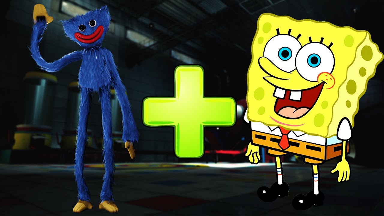 HUGGY WUGGY + SPONGE BOB = ??? Poppy Playtime Chapter 3 Animation - YouTube