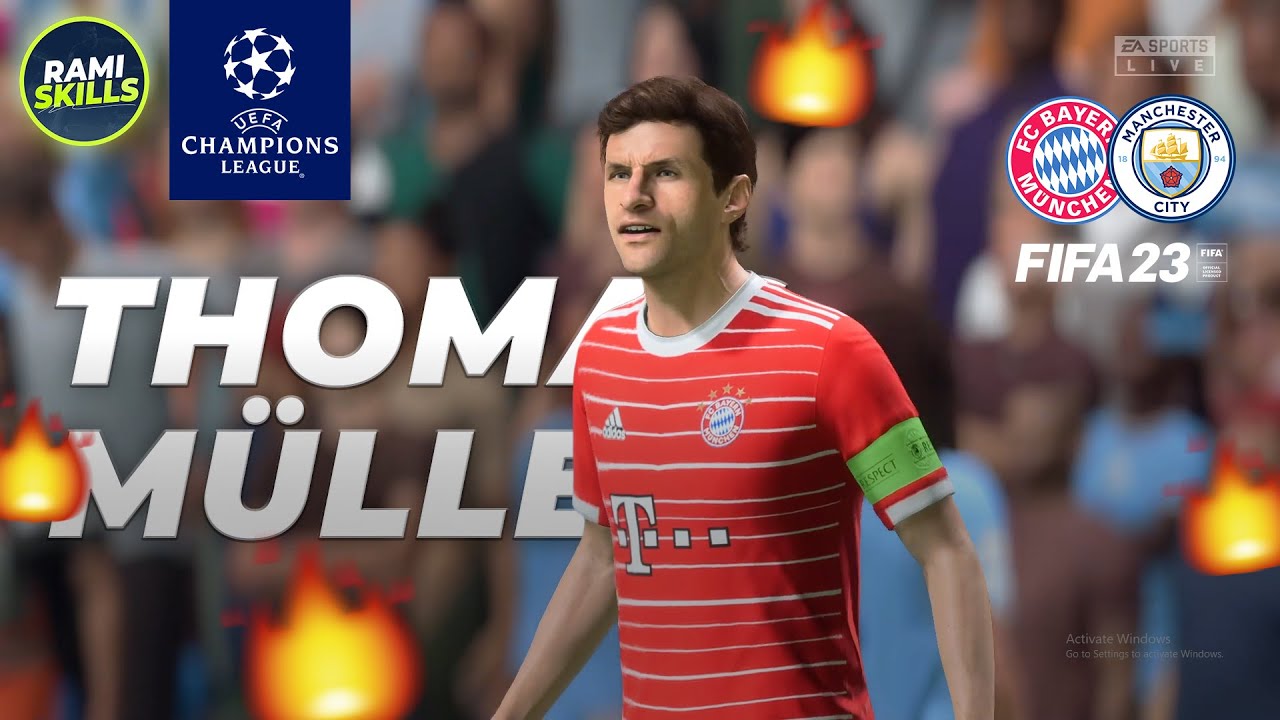 THOMAS MULLER 🔥 Manchester City vs Bayern Munich | UEFA Champions ...