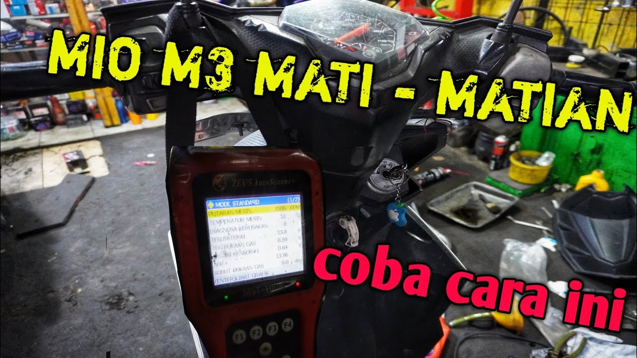 Cara reset mio m3 menggunakan mst 100 #darmenmotor - YouTube