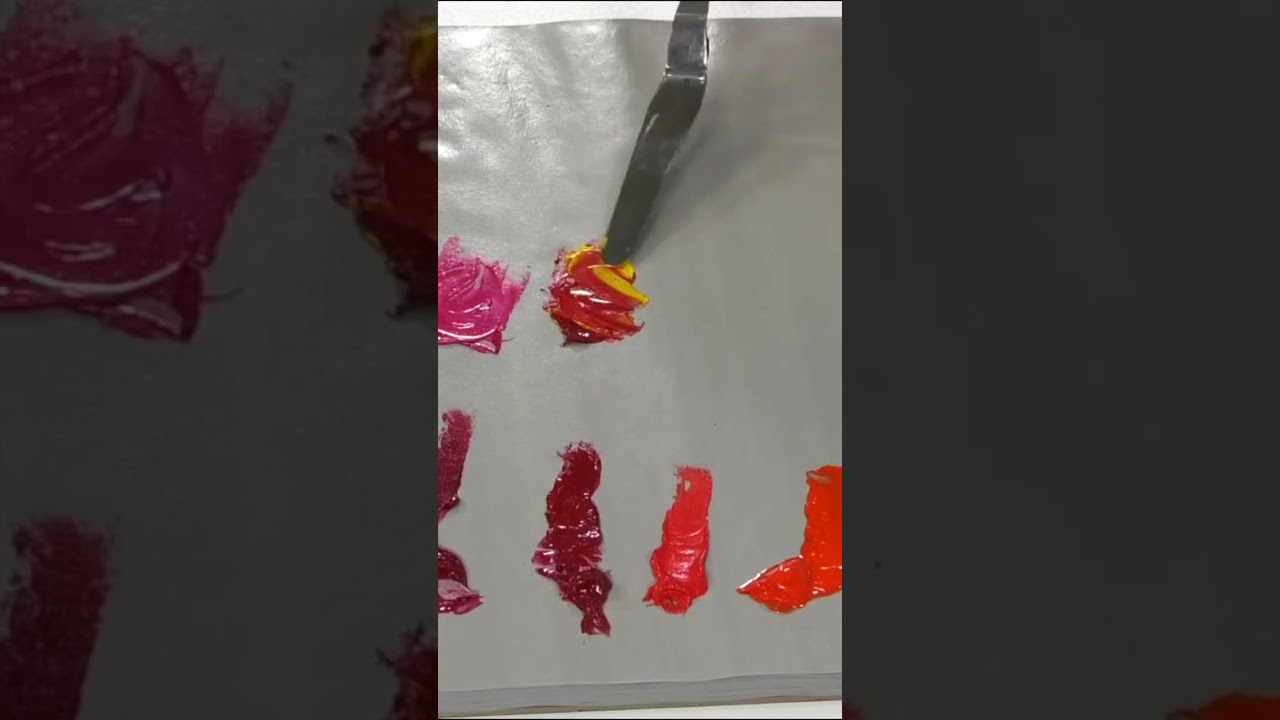 Comment éclaircir du rouge en peinture ? 🎨 - YouTube