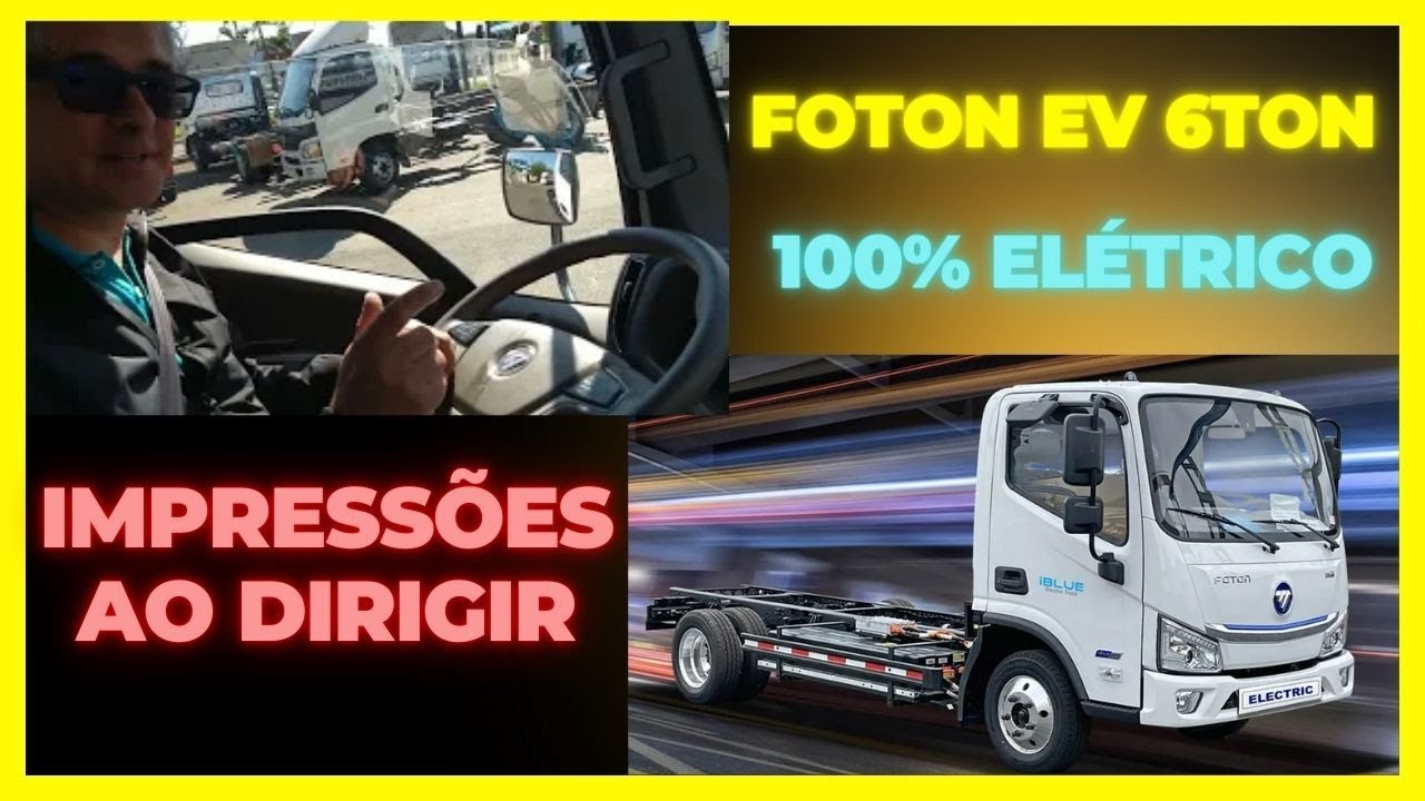 FOTON iBlue EV 6TON (100 elétrico) Impressões ao dirigir ...