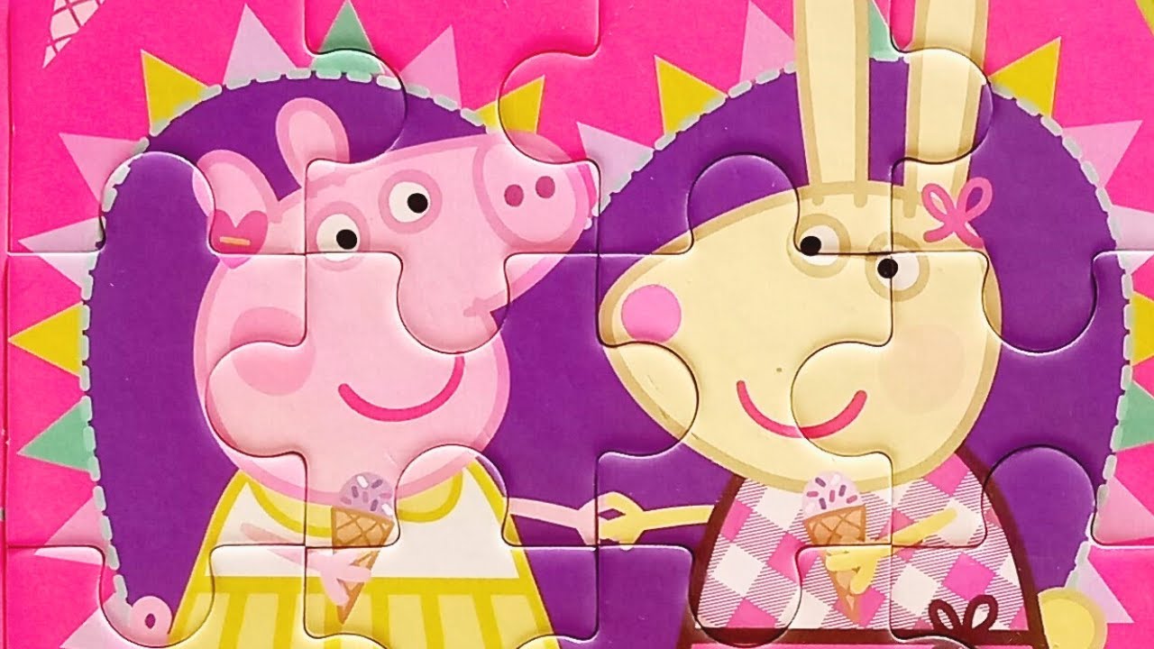 Peppa and Rebecca | Play Puzzle - YouTube