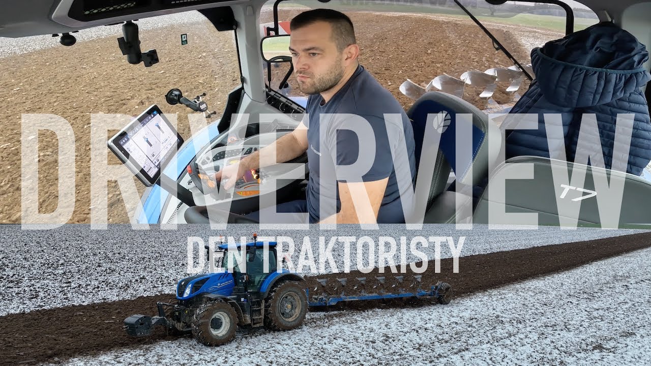 Den traktoristy #4 s New Holland T7.260PC + pluh Overum | Orba | DRIVERVIEW/POV - YouTube