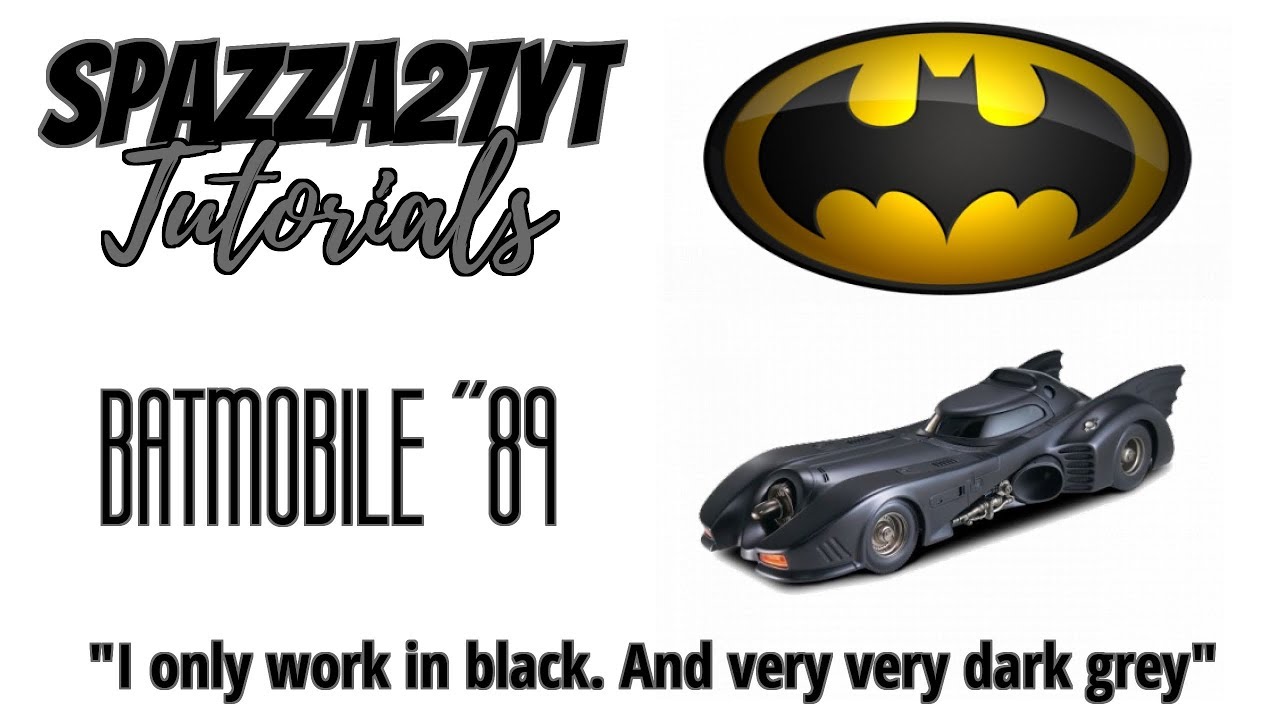 Minecraft Batman Michael Keaton Batmobile 1989 Tutorial - YouTube