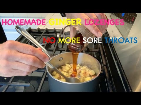 HOMEMADE GINGER LOZENGES - Make Colds, Flus and Sore Throats Disappear ...