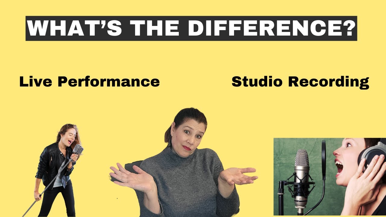 What's the Difference between Singing Live and Recording in the Studio ...