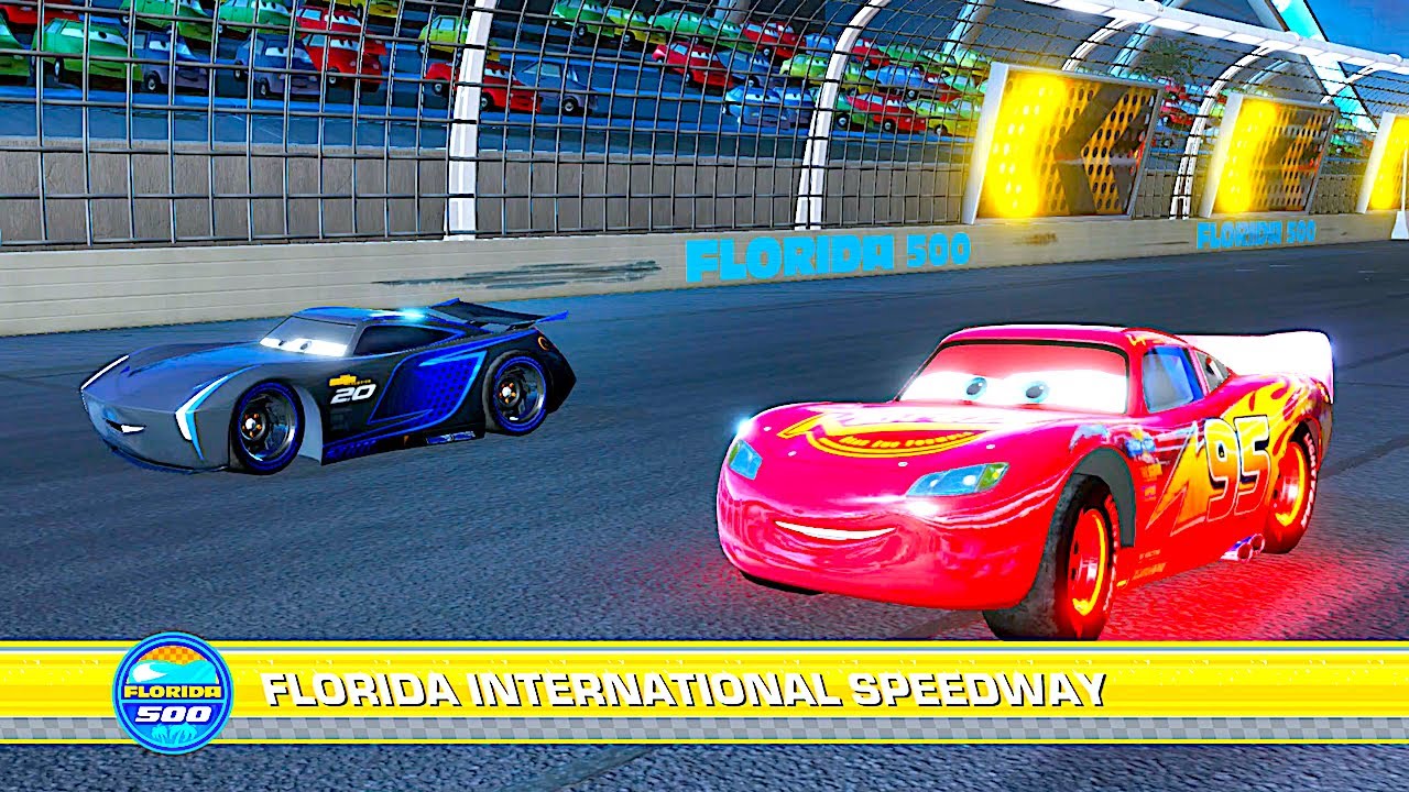 Cars 3 Driven to Win Lightning McQueen | Florida 500 Evening | Battle ...
