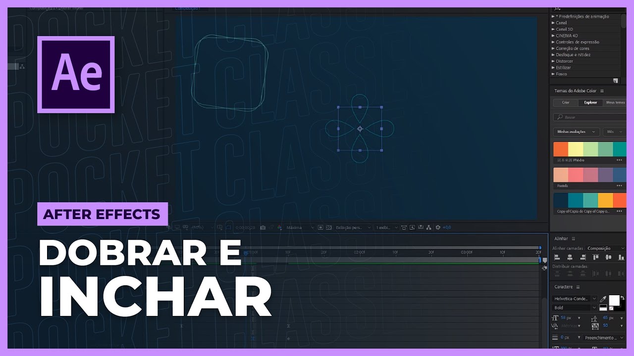 Adobe After Effects- Dobrar e Inchar | PocketClasses - YouTube