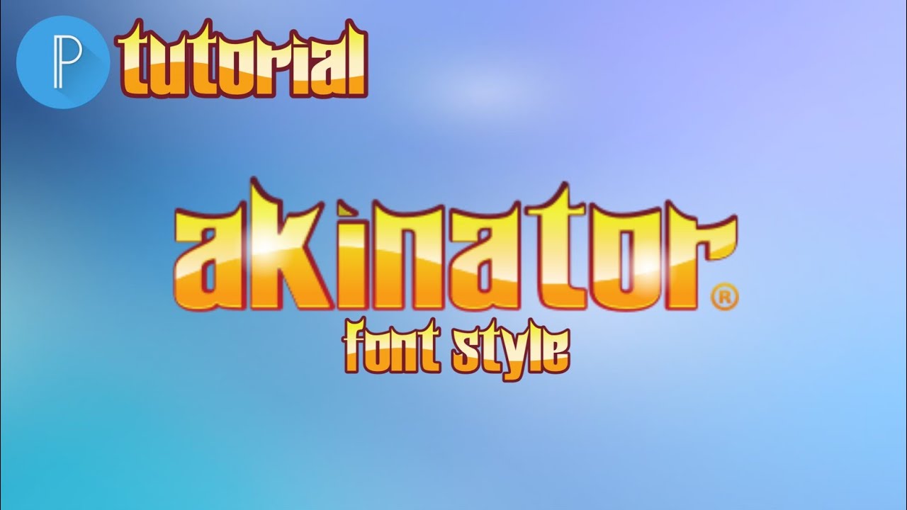 AKINATOR GAME FONT STYLE | Dreamz Studio - YouTube
