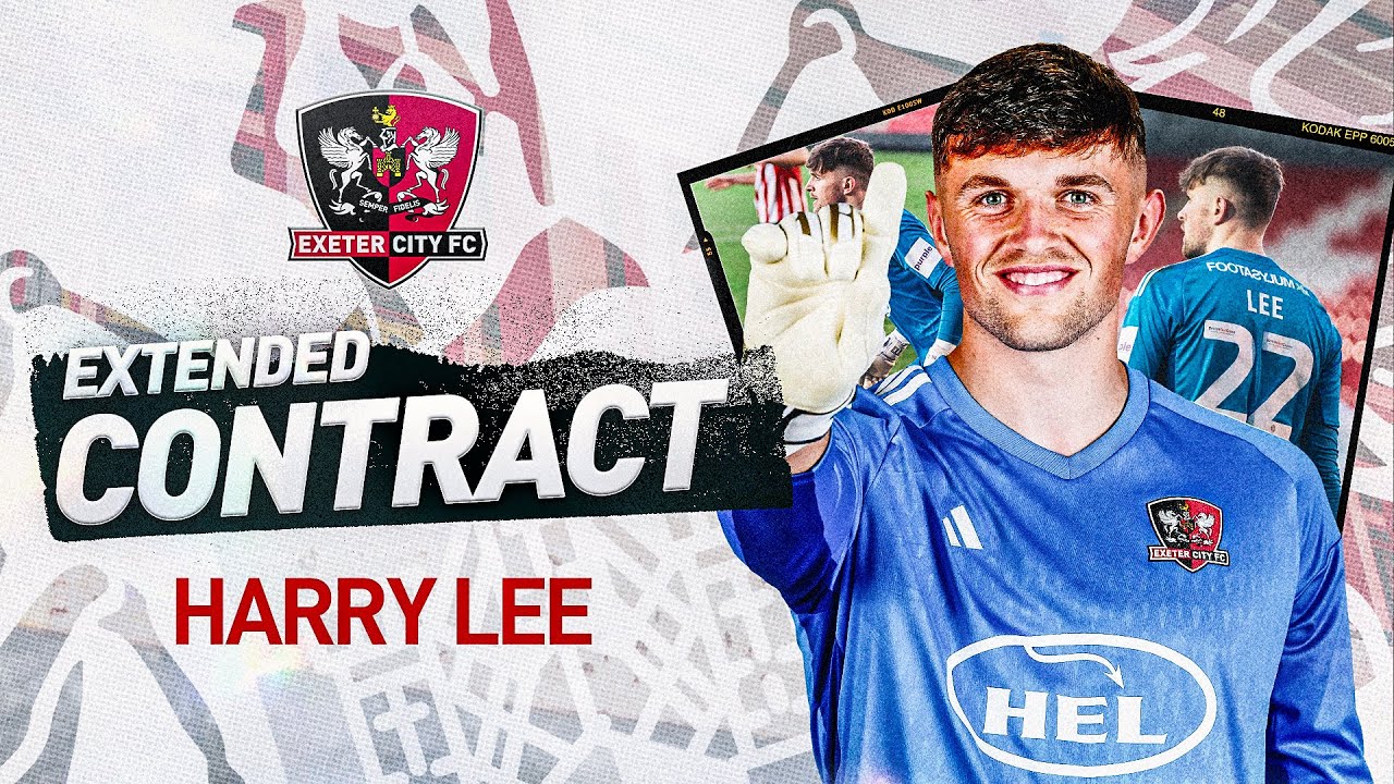 💬 Harry Lee on signing a new deal at City | Exeter City Football Club - YouTube