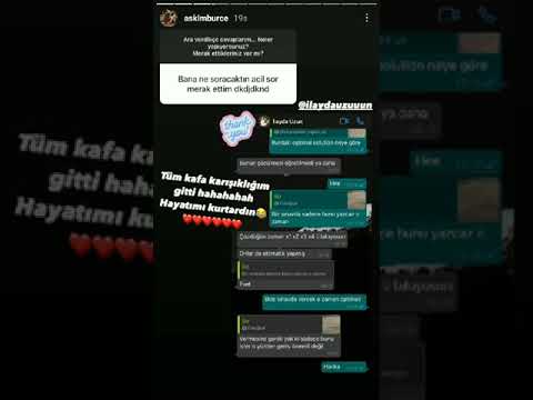 Aşkım Burçe instagram soru-cevap🤩