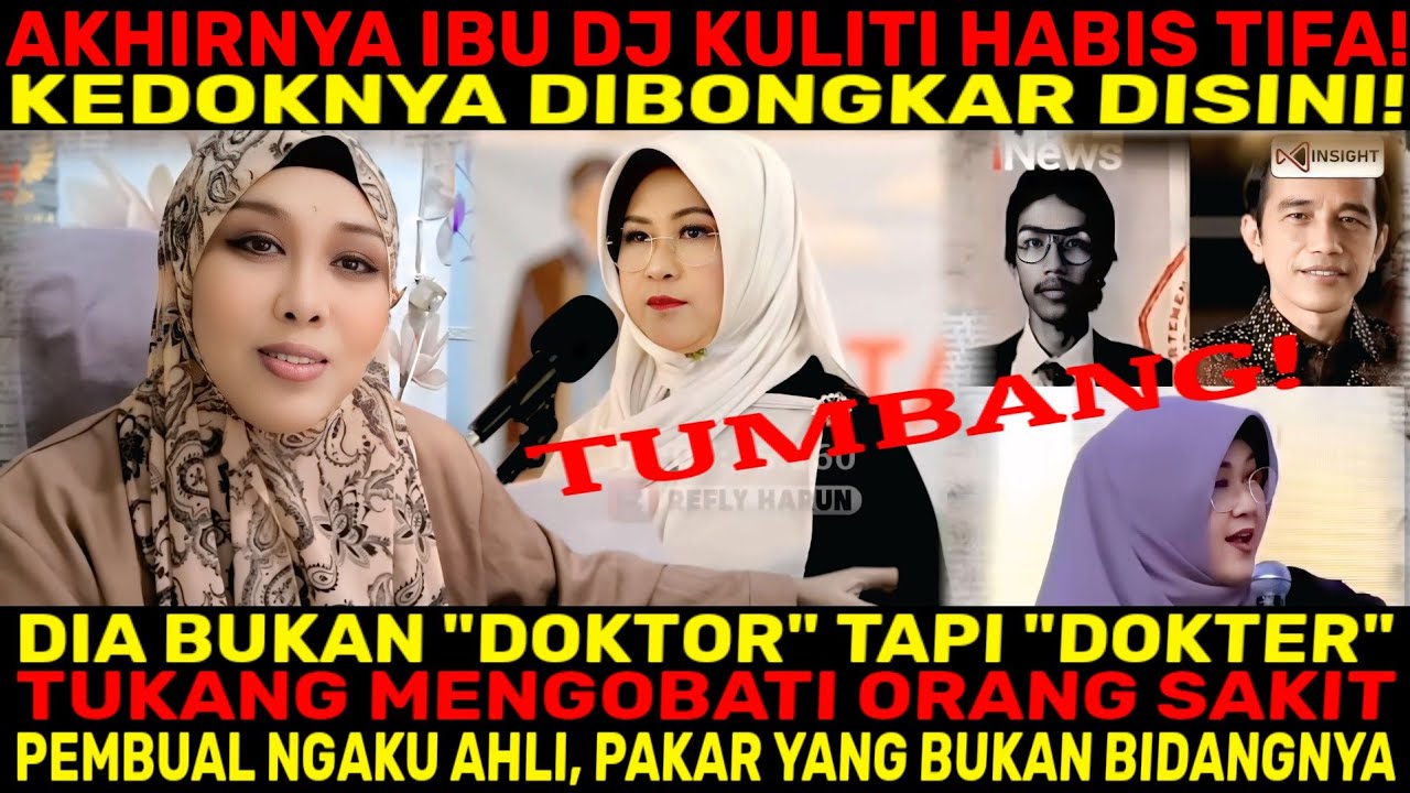 TIFA HABIS DI KULITI BU DJ ANAK JENDERAL, NGERI KEDOKNYA SAMPE DI UNGKAP DISINI, TERNYATA ...