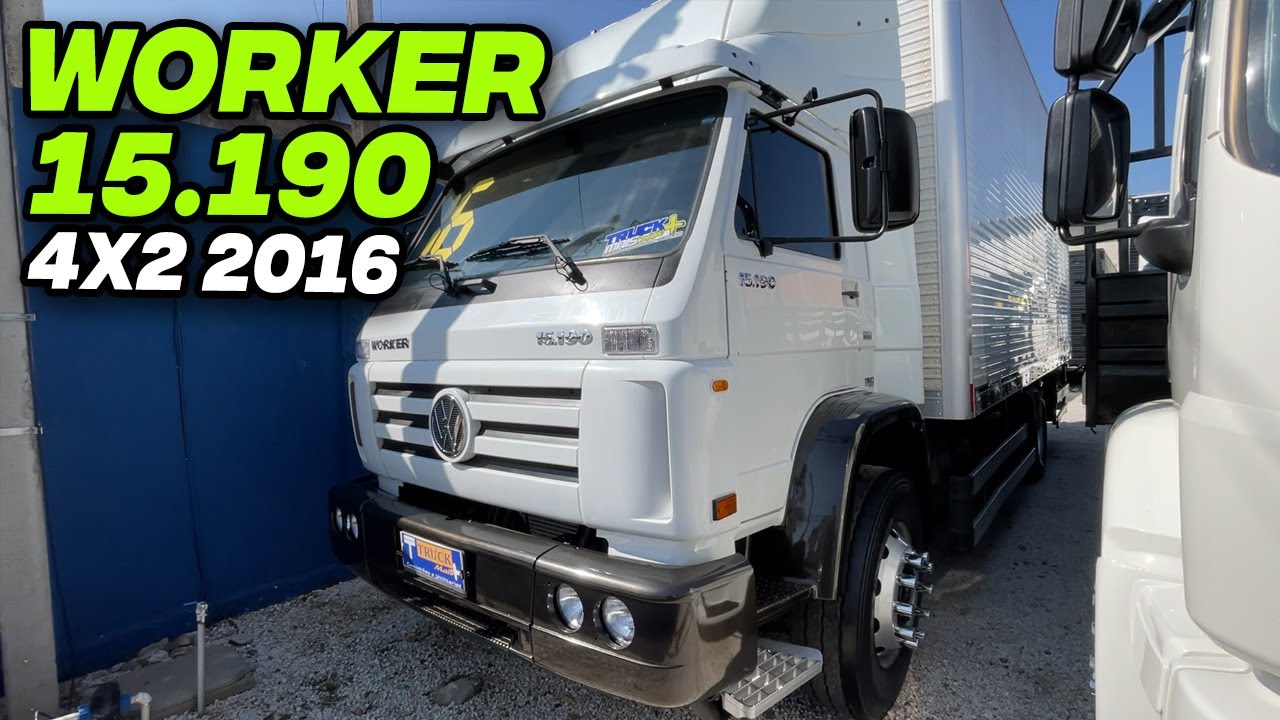 VOLKSWAGEN WORKER 15.190 4X2 2016 NO BAÚ DISPONÍVEL NA LOJA TRUCK MAIS ...