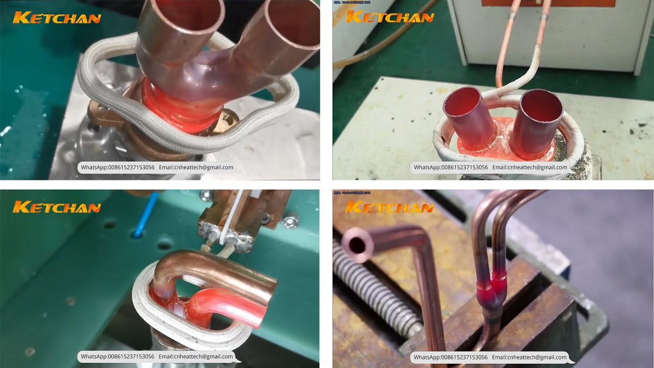 Brazing of Copper Y, Y Branch, Y Joint, Branch Piping - YouTube